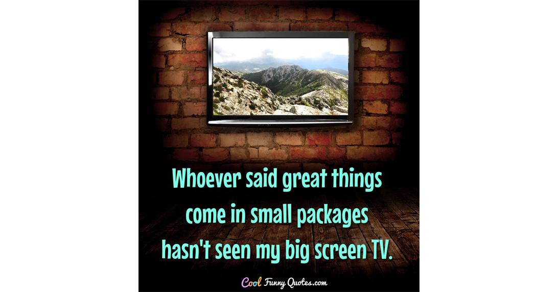 Small Packages Quotes
