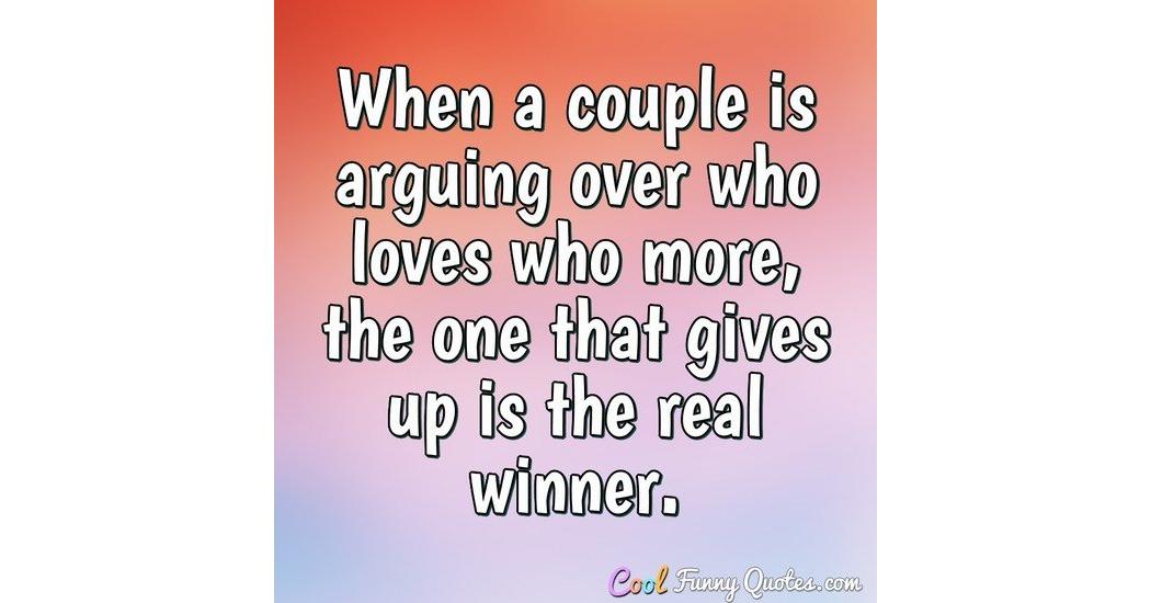 Married Couple Arguing Funny